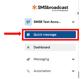 Basic Message Sending – SMS Broadcast