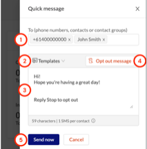 Basic Message Sending – SMS Broadcast