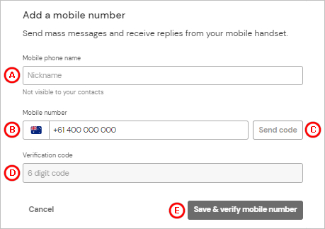 Verifying & Using your own Mobile Number for Sending Messages – SMS ...