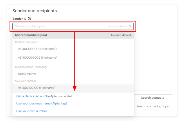 Verifying & Using your own Mobile Number for Sending Messages – SMS Broadcast